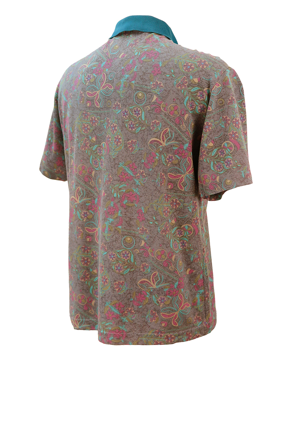 Fila Mark Calcavecchia PGA Polo Shirt with Multi colour Abstract Floral ...