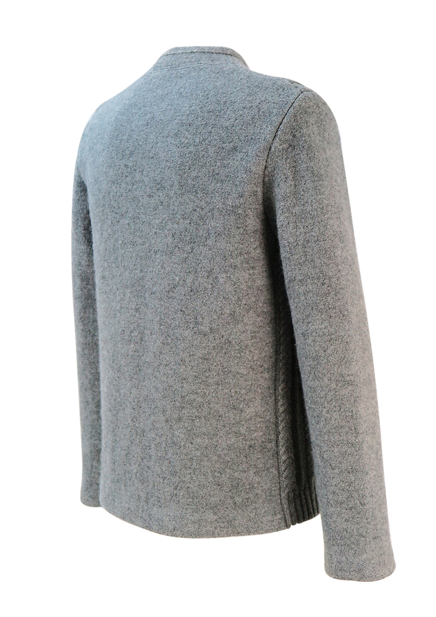 Classic Tyrolean Pure New Wool Grey Jacket - M/L | Reign Vintage