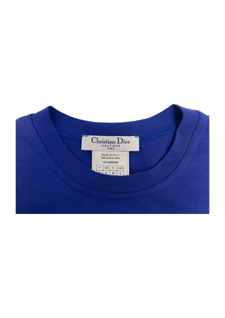 Christian Dior Blue Sleeveless Fitted T-shirt with ‘J’adore Dior ...