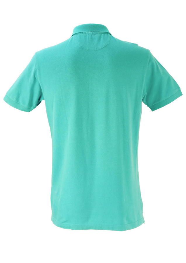 Turquoise Polo T-Shirt - M | Reign Vintage